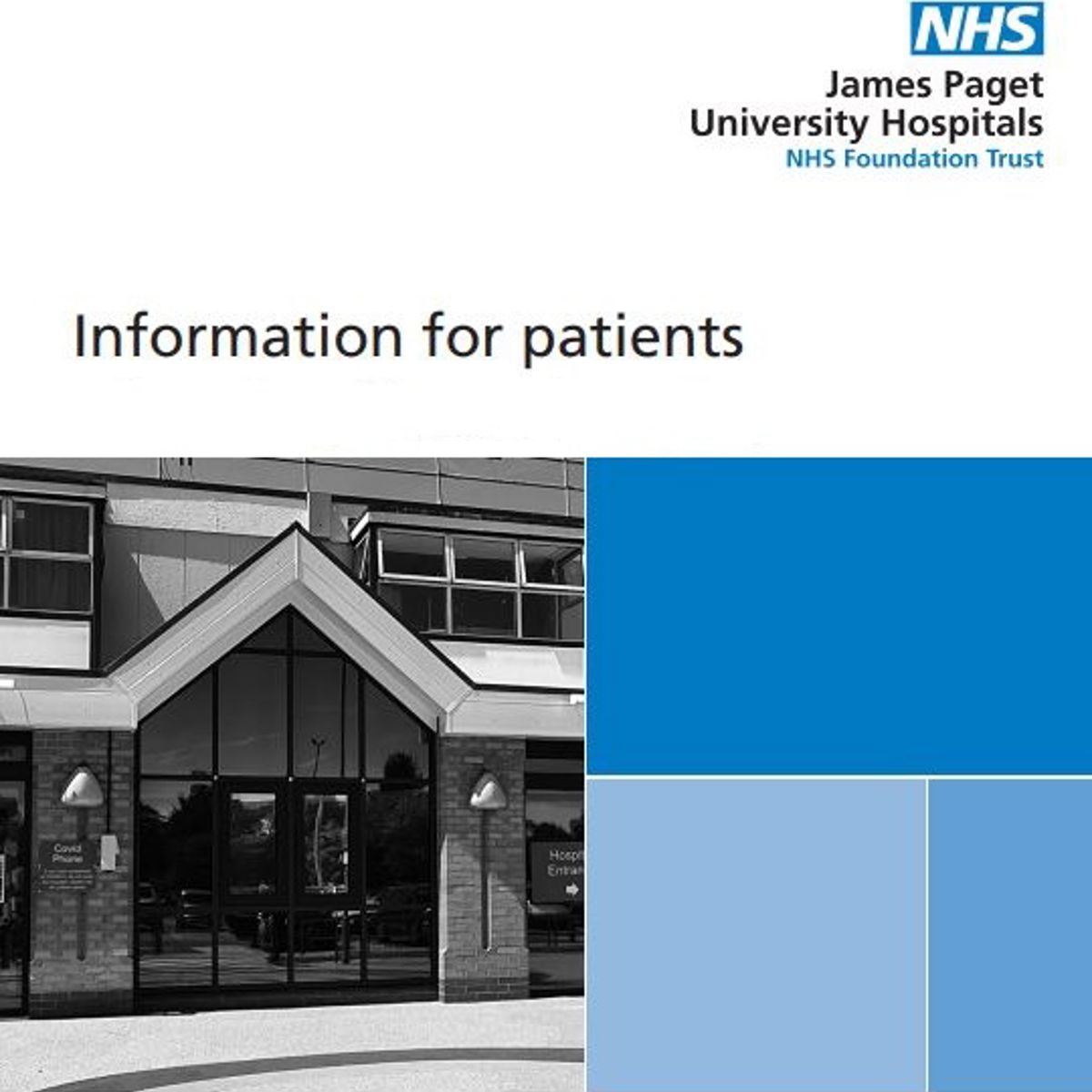 Patients & Visitors | James Paget University Hospitals NHS Foundation Trust